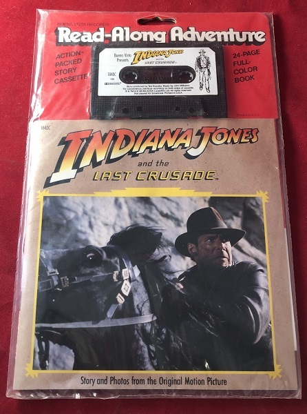 Indiana Jones and the Last Crusade Read-Along Adventure SEALED BOOK AND ...
